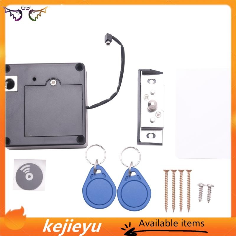 [kejie] Smart Electronic RFID Cabinet Lock No Hole Easy Installation ...
