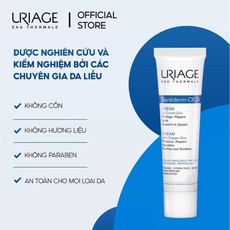 (9/25) Uriage Bariederm Cica-Creme irritated skin cream | Shopee Malaysia