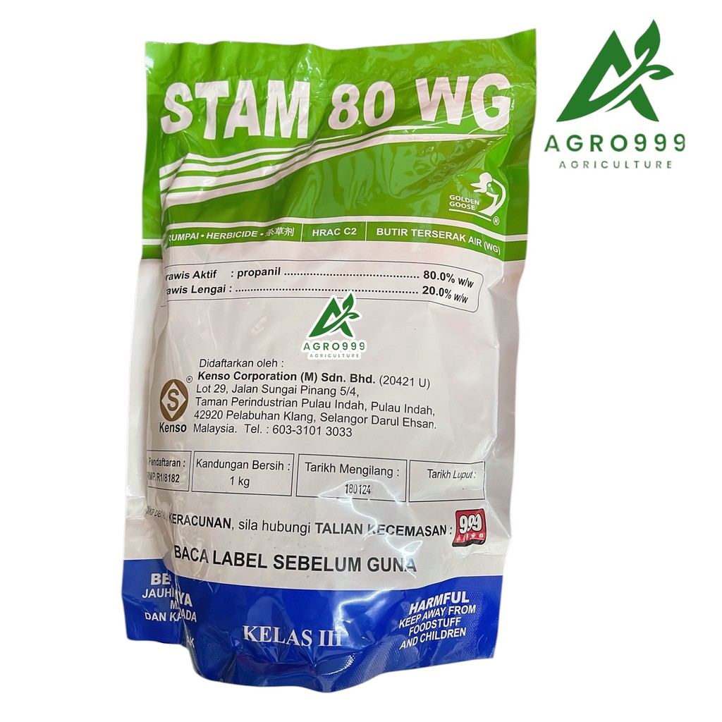 Stam 80WG 1kg/Propanil 80%/Racun Rumput Padi | Shopee Malaysia