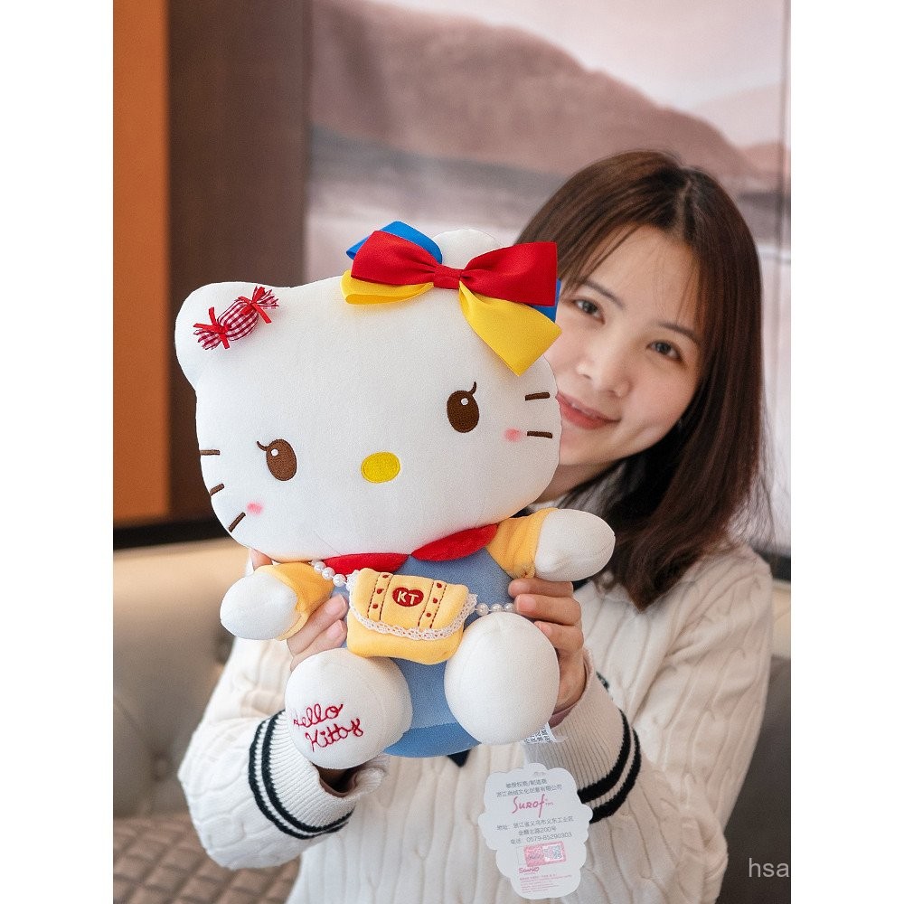 Genuine HelloKitty Doll Hello Kitty Doll Ragdoll Backpack Cat Plush Toy Birthday Gift Female ...