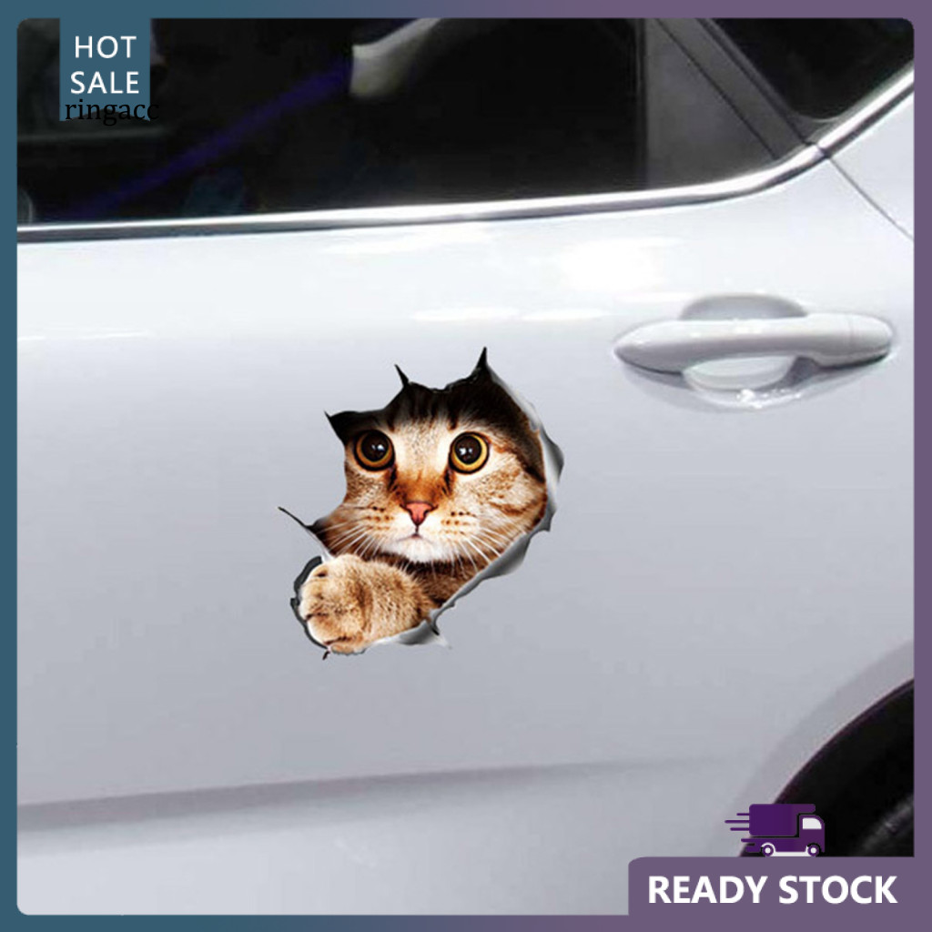 RGA Creative 3D Effect Car Sticker Waterproof Non-fade PET Material ...