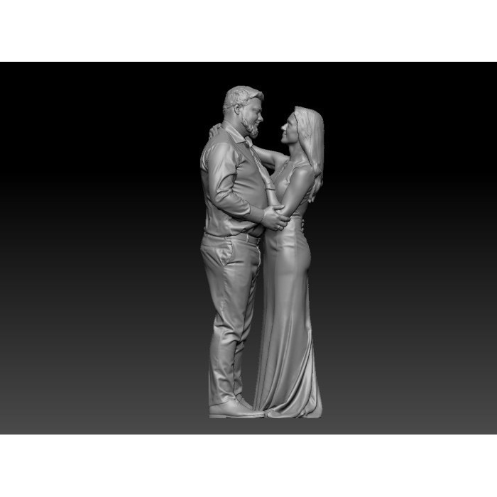New Resin wedding-couple figures Scale 64 Miniature Diecast Diorama ...