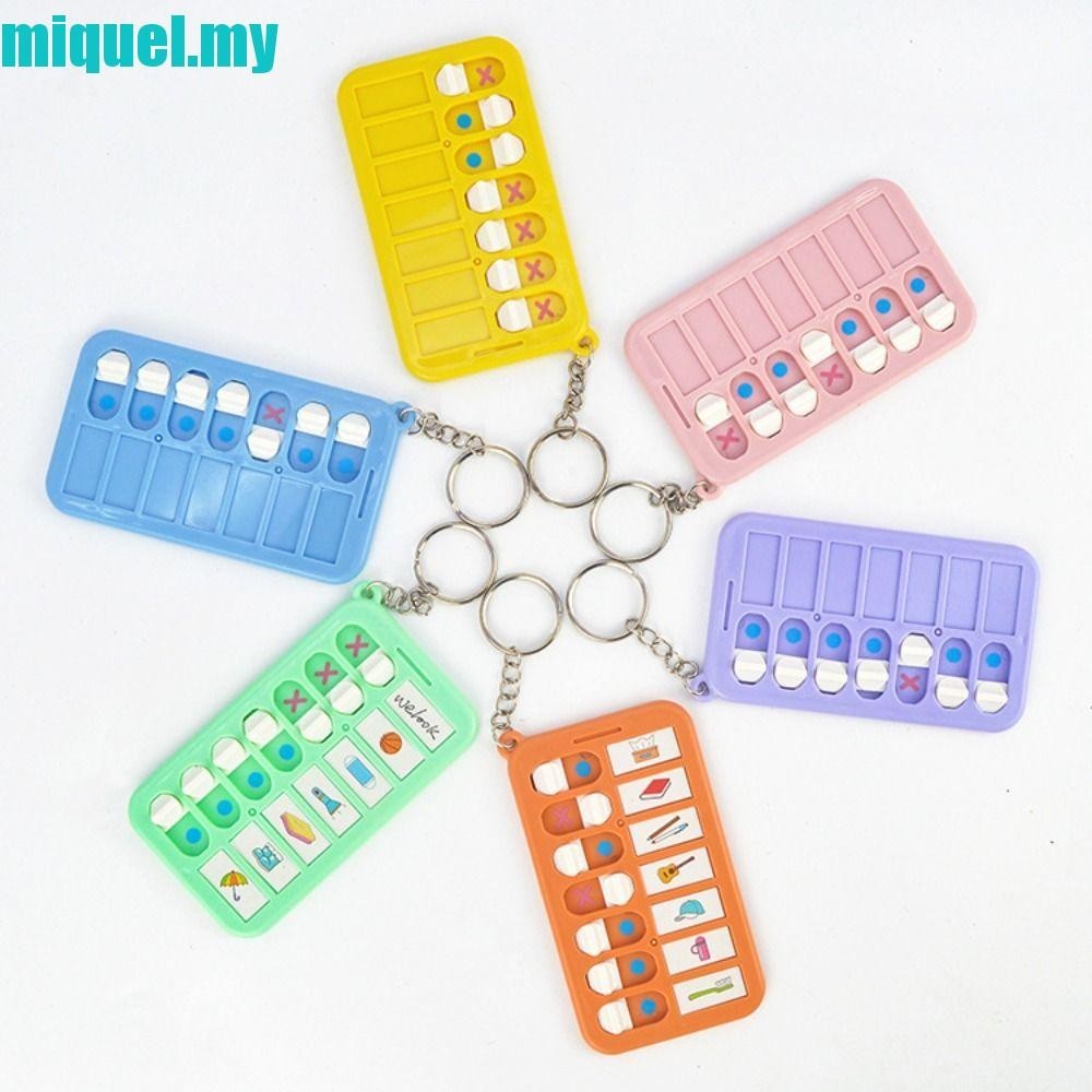 MIQUEL Good Habit Punch Card, Self-disciplined Detachable Daily Task ...