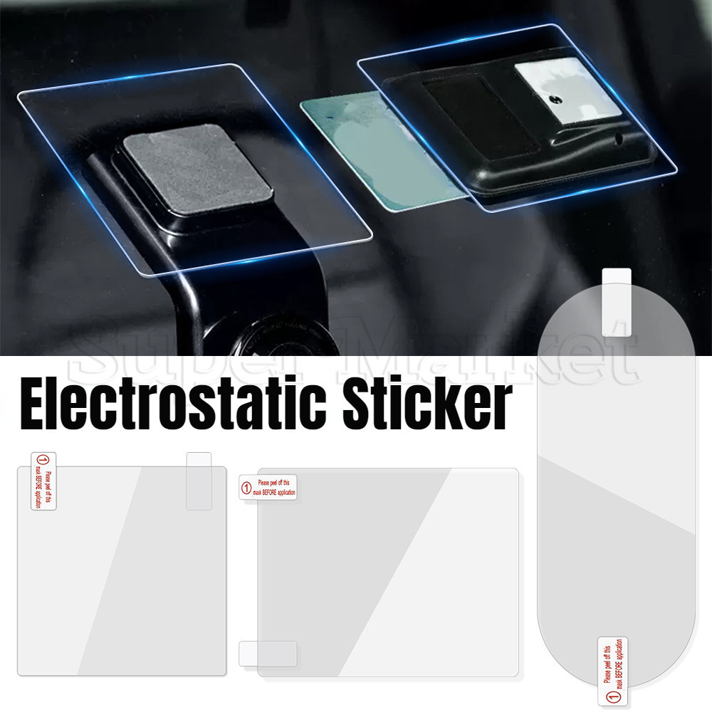 [ Featured ] Windscreen Static Sticker - Transparent Electrostatic ...
