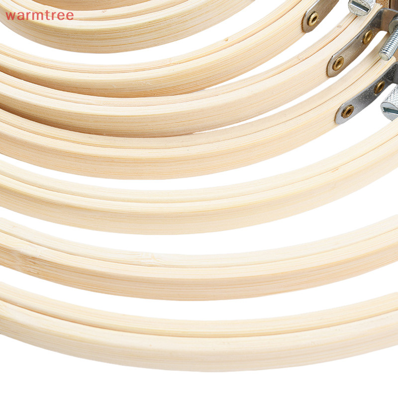 (warmtree) Bamboo Frame Embroidery Hoop Ring DIY Embroidery Paing Cross ...