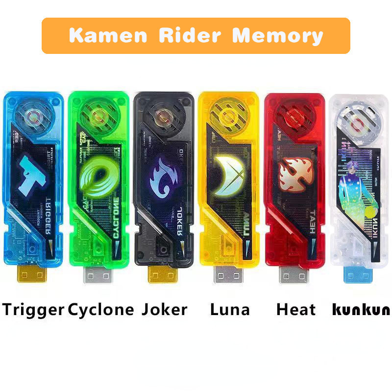 Kamen Rider Gaia Memory Action transforming toy with light-up sound ...