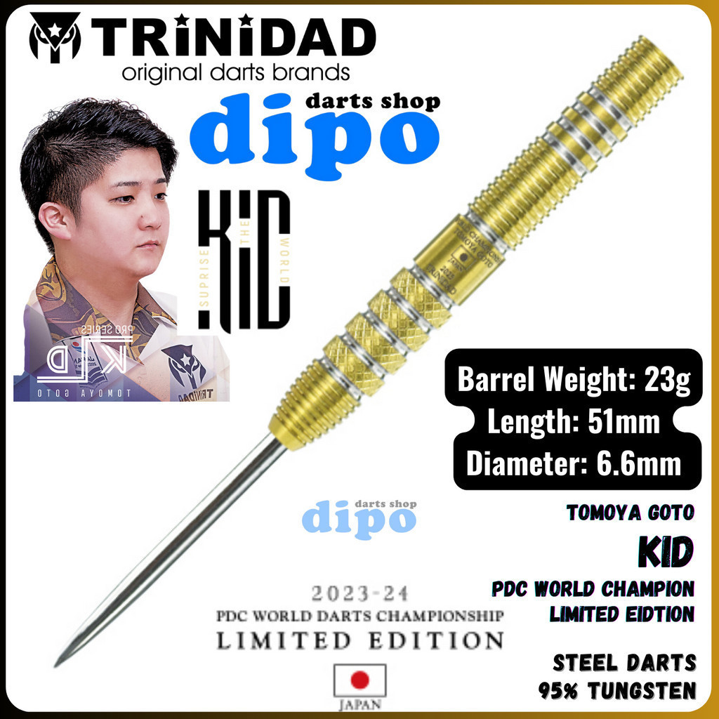 【Limited】 TRiNiDAD PRO KID PDC ( Tomoya Goto model ) - TRiNiDAD Steel ...