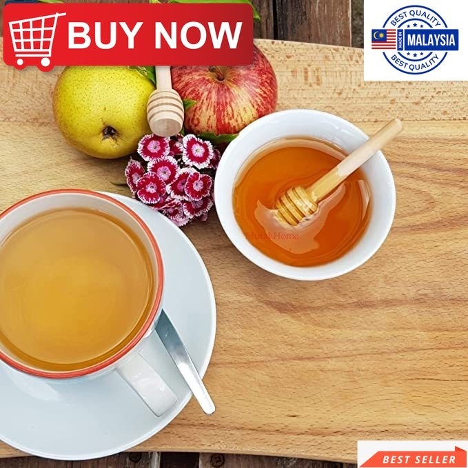 MH [ Honeycomb Cheese Stirrers Blender ][ Mini Wood Honey Dipper Sticks ...