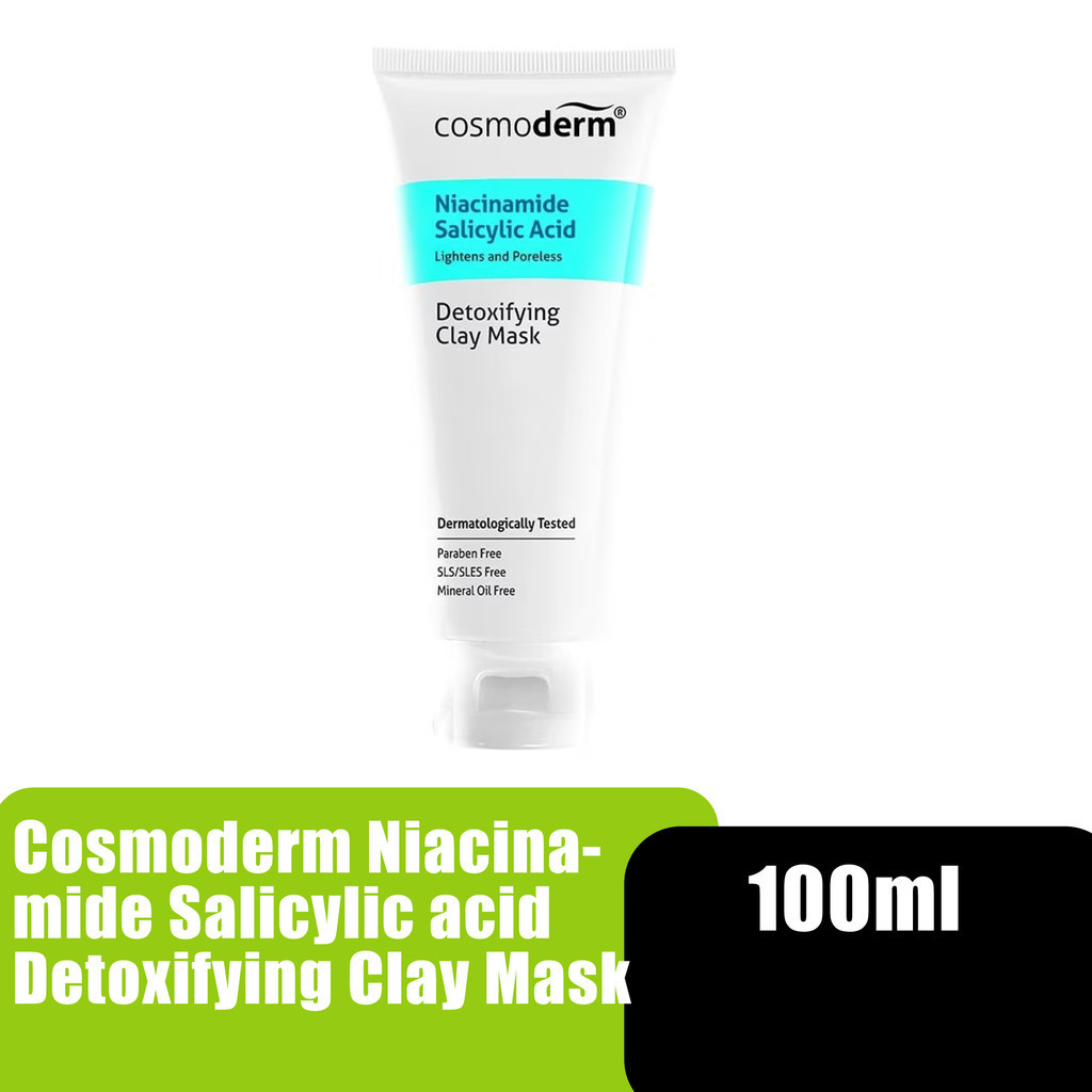 Cosmoderm Niacinamide Salicylic Detox Clay Mask 100ml VIDA Pharmacy ...