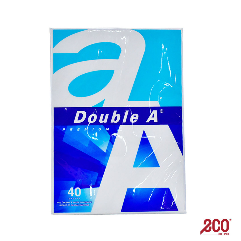 Double A A4 Paper 80GSM (40 sheets/pack) - AD-L008-T04-07 | Shopee Malaysia