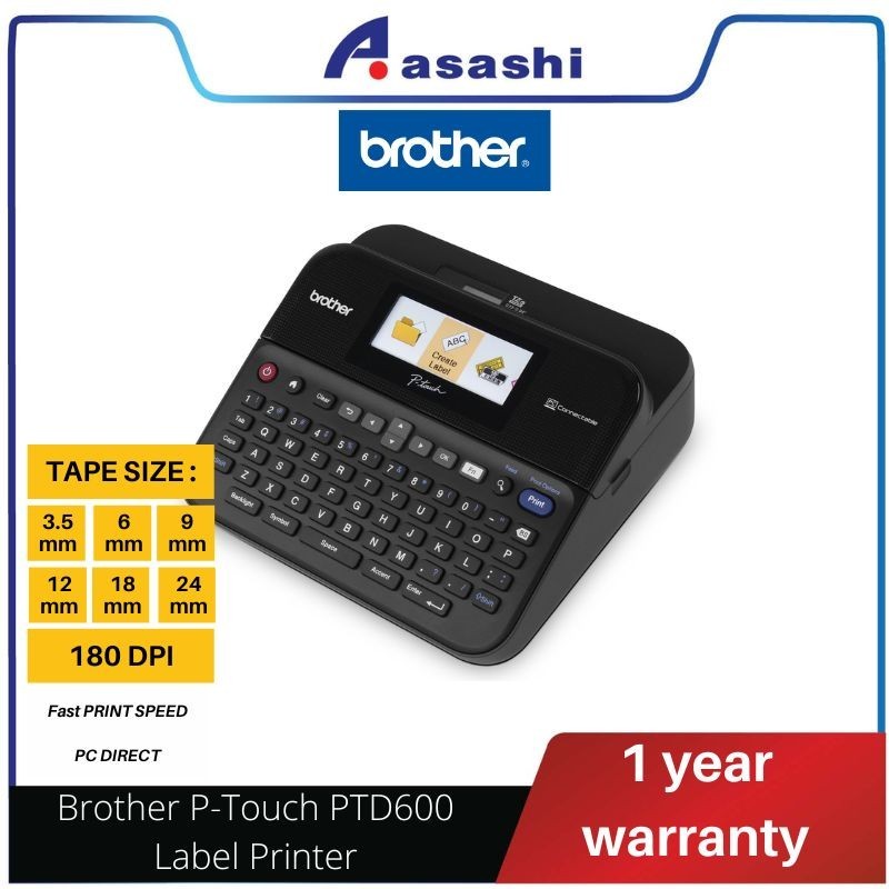 Brother P-Touch PTD600 Label Printer | Shopee Malaysia