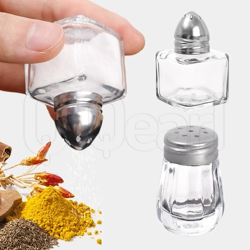 10/15ML Mini Seasoning Bottle - BBQ Pepper Spice Salt Shaker Jar - for ...