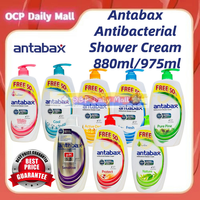 READY STOCK!!! Antabax Antibacterial Shower Cream (880ml-975ml) | Shopee Malaysia