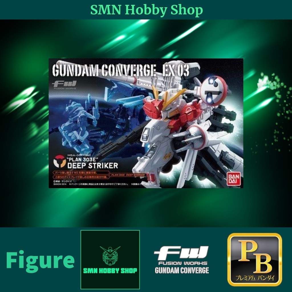 Figure Converge FW EX 03 Plan 303E Deep Striker [Mobile Suit Gundam] (PB Premium Bandai ...