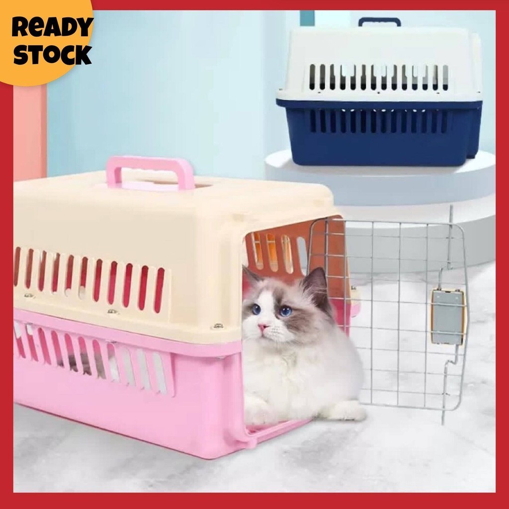 Pet Carrier Cat Carrier Sangkar Kucing Dog Carrier Pet Cage Carrier ...