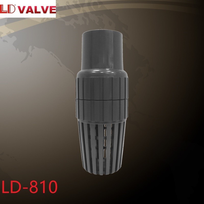 LD BRAND 50mm PVC SPRING FOOT VALVE Threaded End MODEL 810 BSP THREDED ...