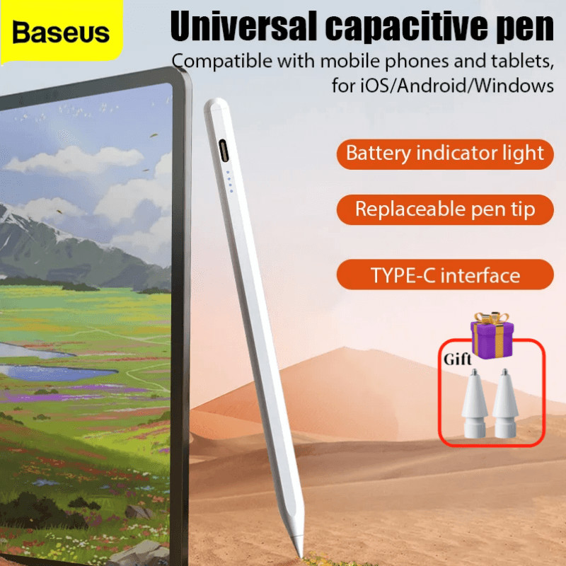 Baseus Stylus Universal Stylus 4 Optical Display Stylus Long Battery ...