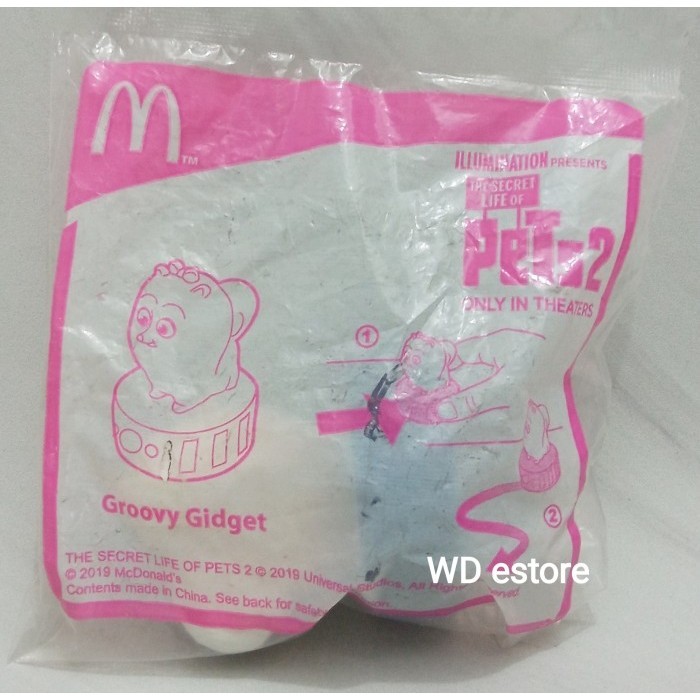 Mcdonalds HappyMeal Toys Secret Life of Pets 2 Groovy Gidget -RR45 ...