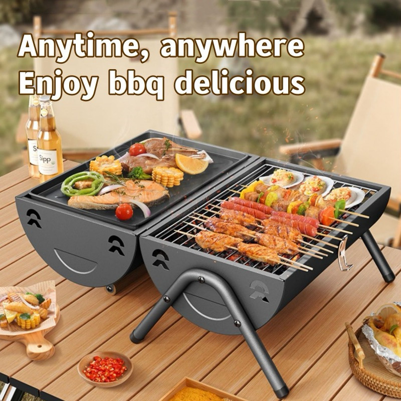 BBQ RACK BBQ Griller Set Outdoor Camping Big Size Heavy Duty Stove ...