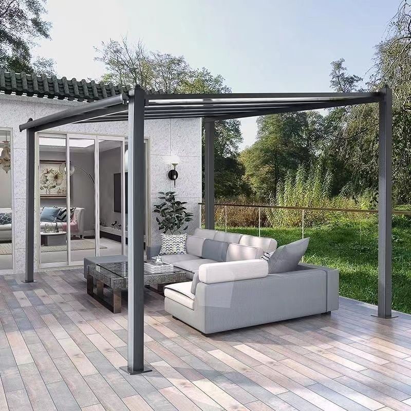 Outdoor punch-free reinforced waterproof awning rain shed terrace villa ...