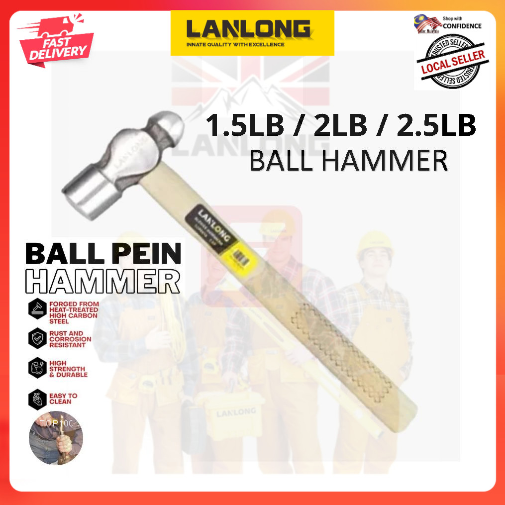 LANLONG Hammer Tukul Besi Pein Bola / ball pein hammer / Tukul Besi ...
