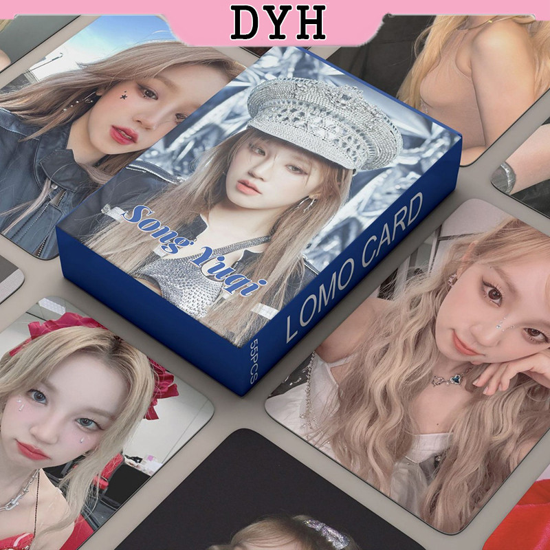 55pcs/box (G)I-DLE YUQI Photocards Album KPOP LOMO Card Collection Card ...