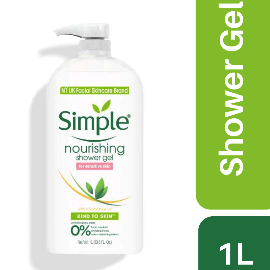 Simple Nourishing Shower Gel ( 1L ) | Shopee Malaysia