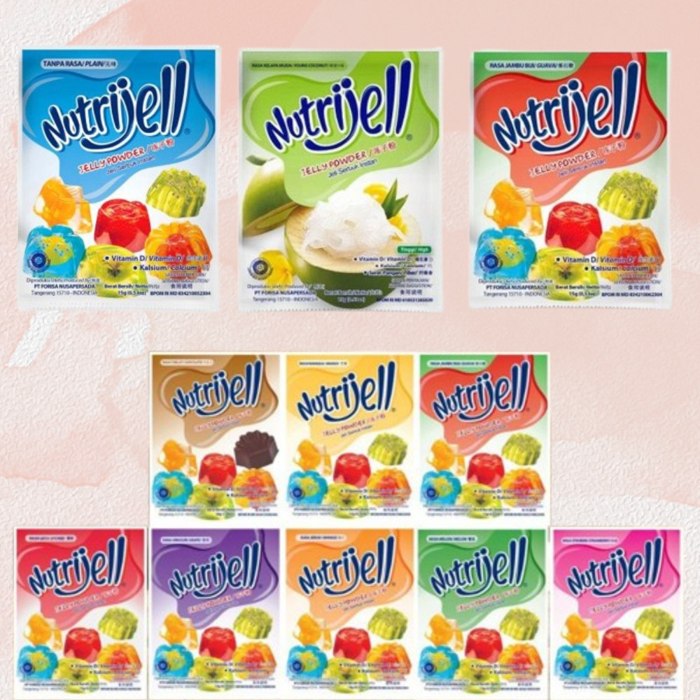 NUTRIJELLY JELLY POWDER SACHET(MULTIPLE FLAVOUR / YOGURT FLAVOUR ...