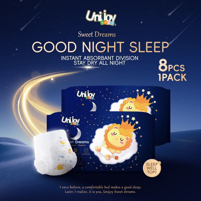 [Trial Pack]⭐🌙Unijoy Baby Diapers Extra Largeabsorbent Layer Fast ...