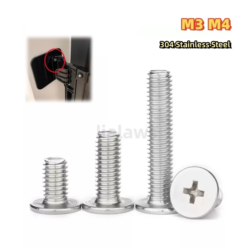 Cross Flat Head Screws 304 Stainless Steel CM Computer Hard Drive ...