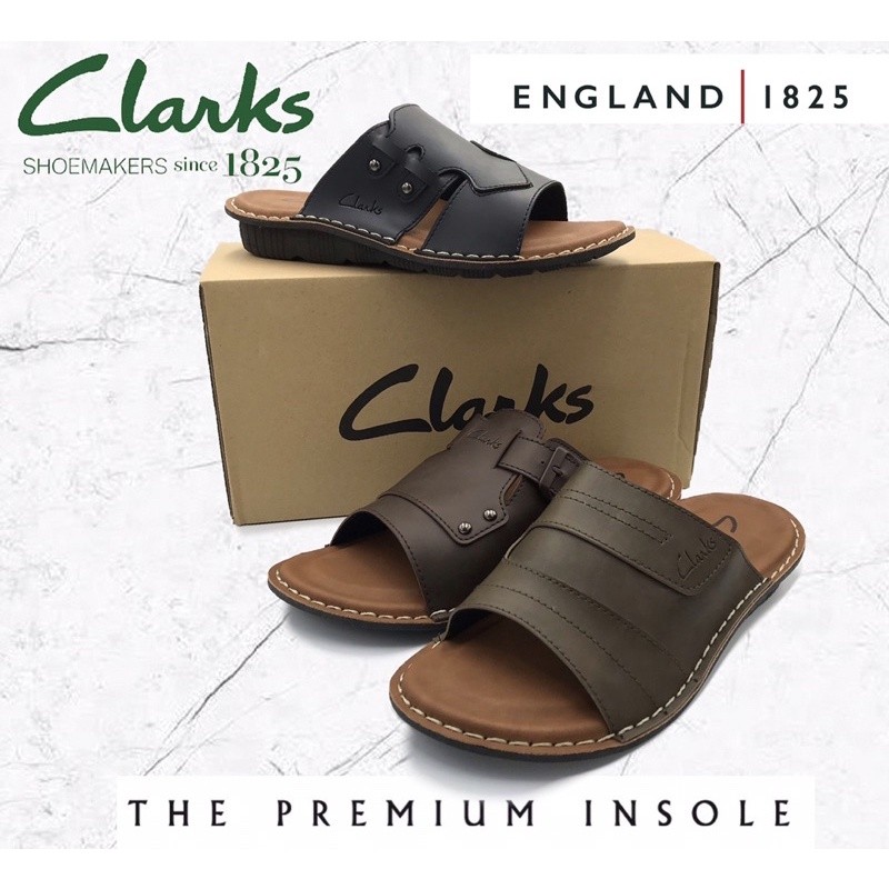 Clarks Men’s Signature First Class Upper Leather Comfort-Max Sandals ...