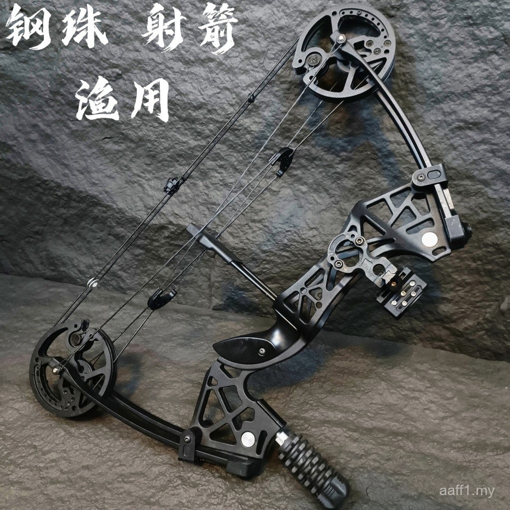 All-metal Dual-Use Composite Bow Steel Ball Bow Archery Equipment Pull ...