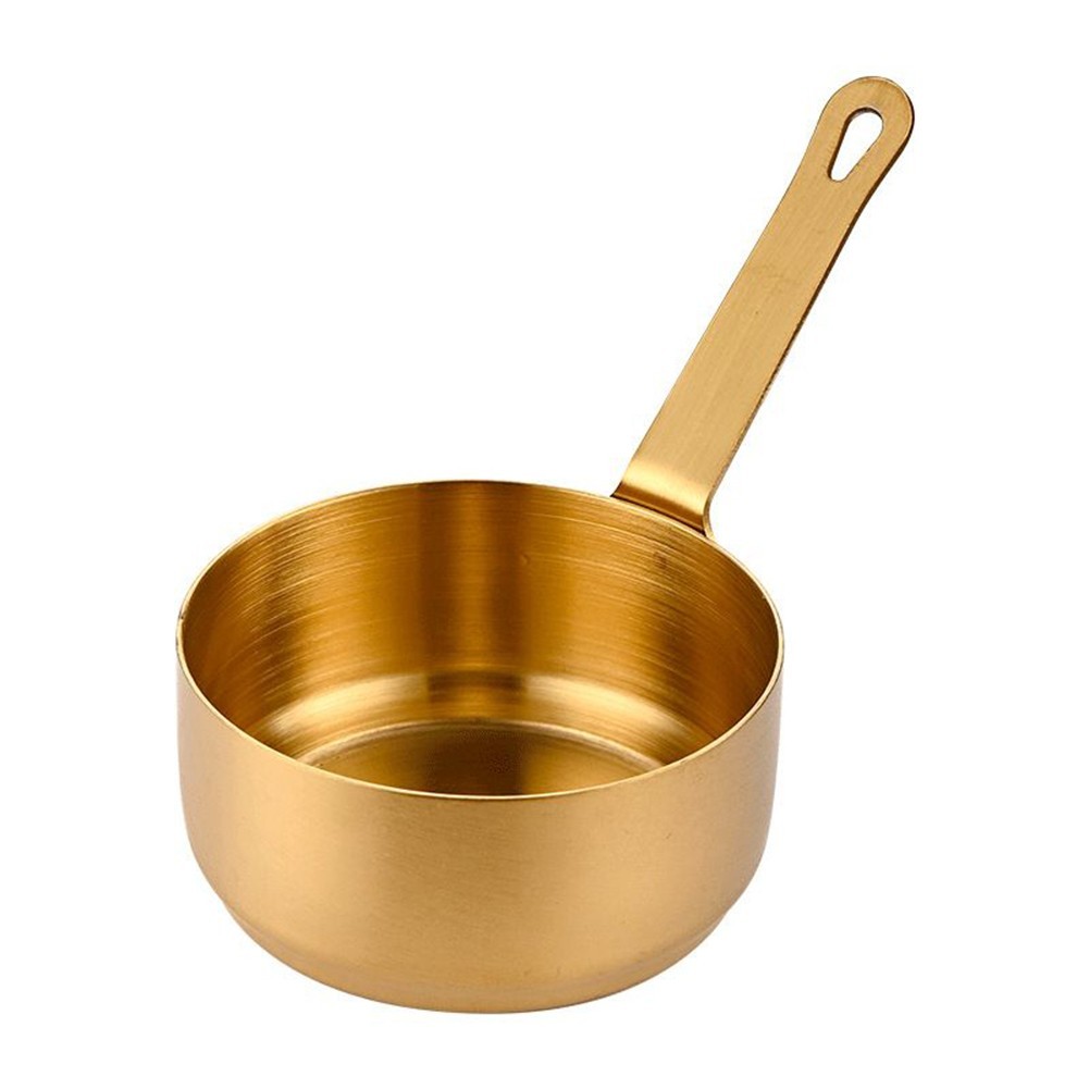 304 stainless steel sauce milk cup pan mini sauce pan non-stick small ...