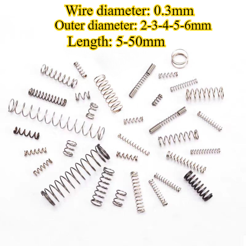 【MDX】Pressure spring SUS304 stainless steel toy spring watch spring ...