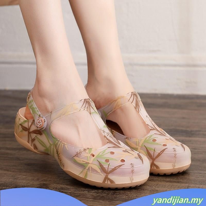 VEBLEN Hole Shoes Women Summer Flat Seaside Slippers Jelly Beach ...