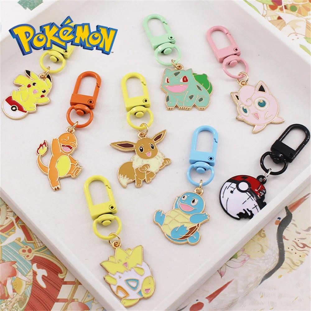Pokémon Cartoon Keychain Cute Pikachu Anime Accessories Peripheral ...