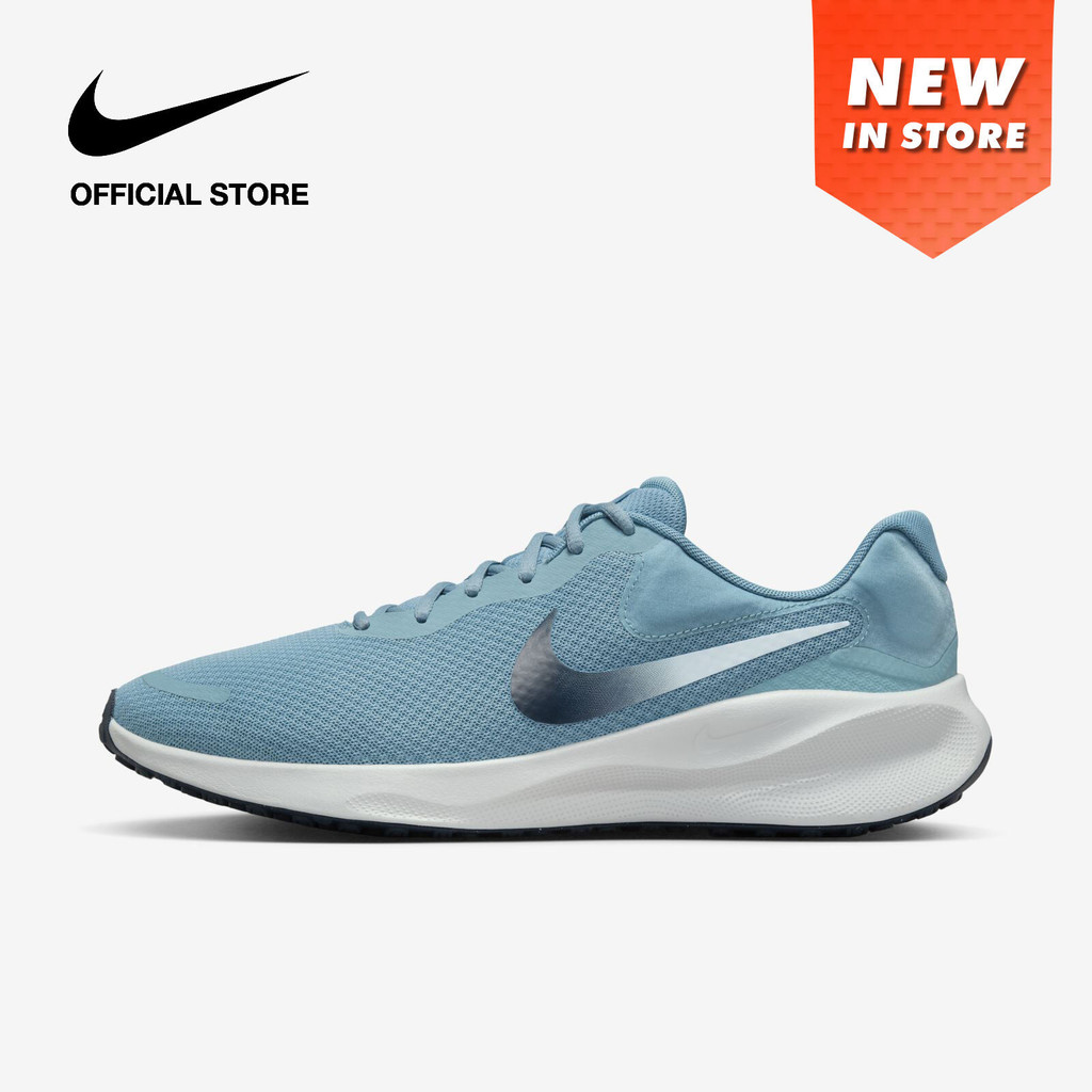 Nike Men's Revolution 7 Road Running Shoes - Denim Turquoise | Shopee ...