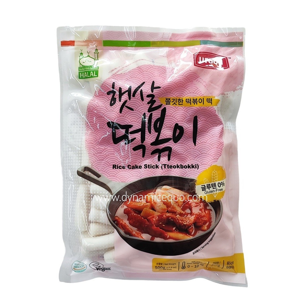 UFOOD Rice Cake Stick HALAL Tteokbokki 500g Korea Topokki Gluten-Free ...