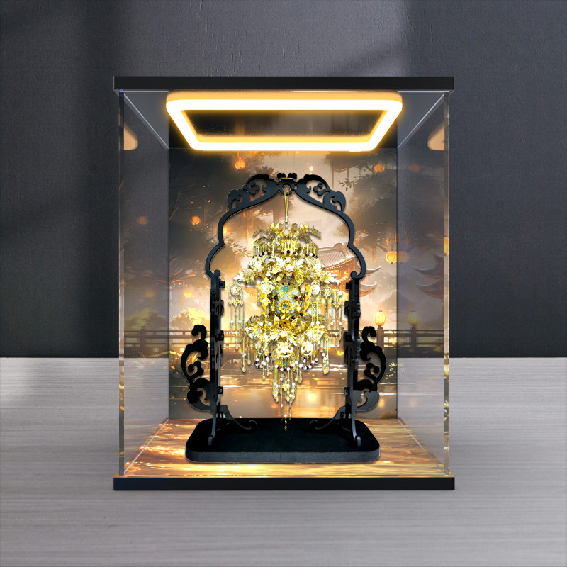 Serasi dengan PIECECOOL/Tianhuo Tree 3D Puzzle Model Gaya Cina Kotak ...