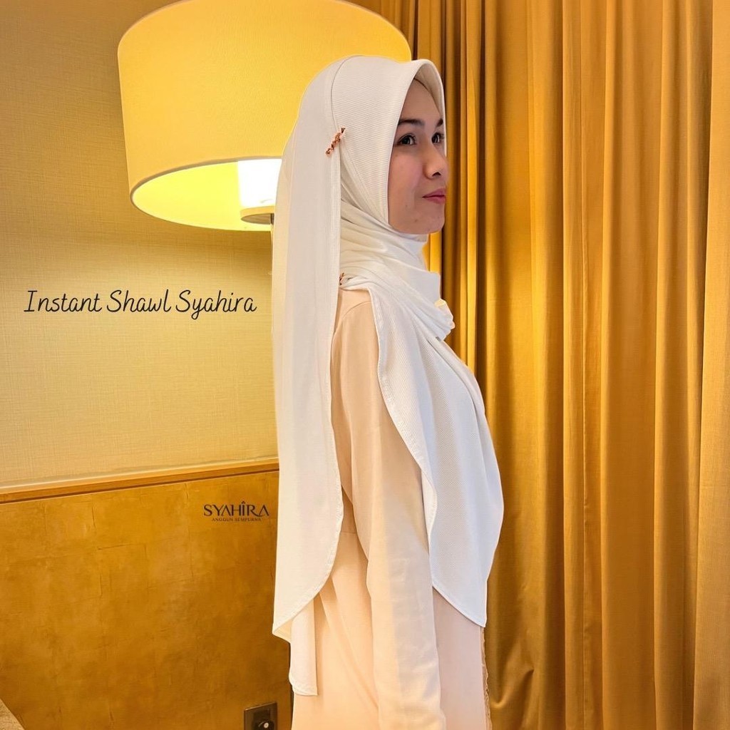 Instant Shawl Labuh Ironless Material Ribbed Silk TUDUNG SYAHIRA ...