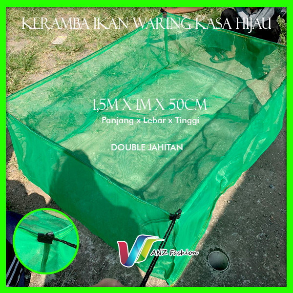 Sgt> HIJAU Anz - Premium Fish Cages waring Green Gauze Small Size Ready ...