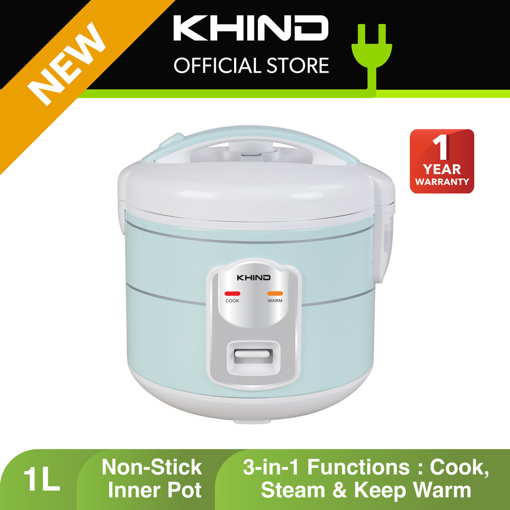 KHIND Jar Rice Cooker (1L) RCJ1009 | Shopee Malaysia