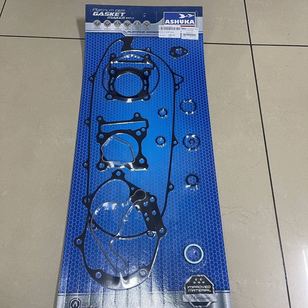 HONDA VARIO 160 VARIO160 VARIO-160 OVERHAUL GASKET SET ASHUKA ENGINE ...