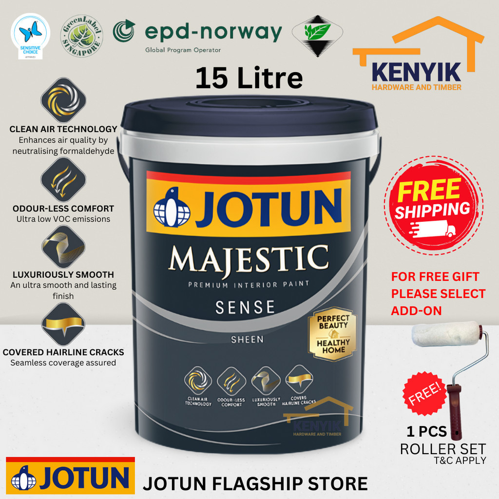 JOTUN 15 Litre Majestic Sense (Interior Paint) | Shopee Malaysia