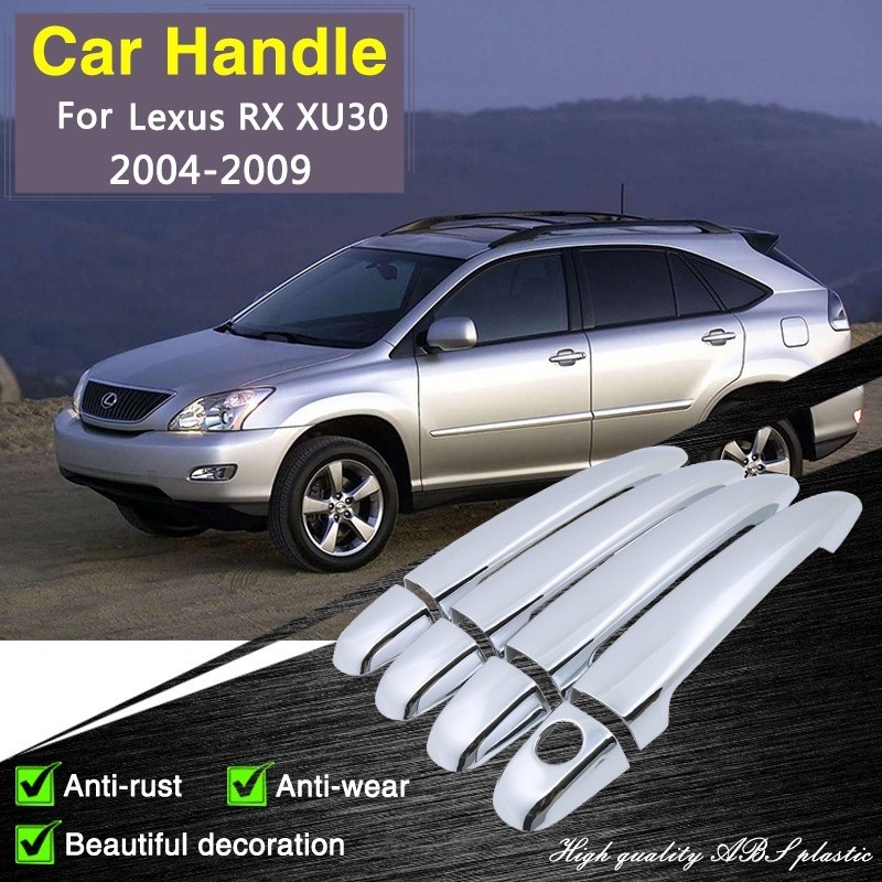 for Lexus RX RX300 RX330 RX350 RX400h XU30 2004~2009 Chrome Door Handle ...