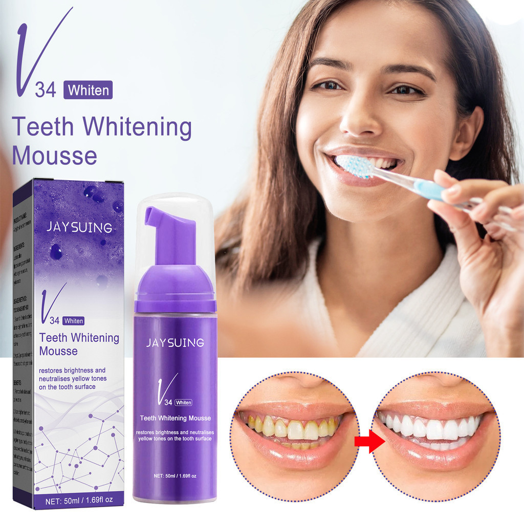 Jaysuing v34 Brightening Toothpaste Whitening Toothpaste Oral ...