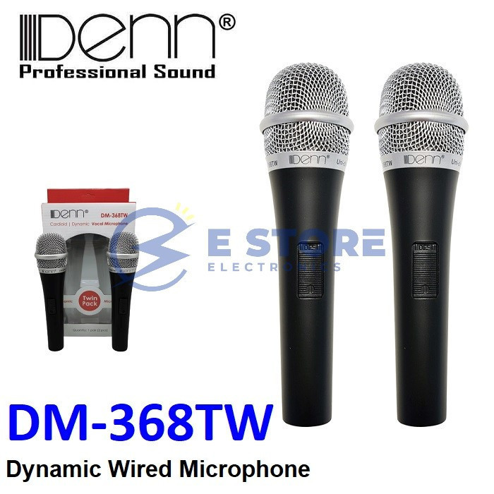 DENN DM-368TW Moving Coil Dynamic Microphone | Shopee Malaysia