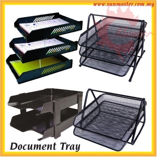 Document Tray 2 Tier 3 Tier 4 Tier | Metal Tray | Plastic Tray | Letter ...