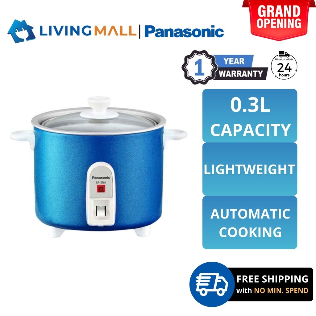 [FREE DELIVERY] PANASONIC SR-3NAA Baby Rice Cooker (0.3L/0.16KG) SR ...