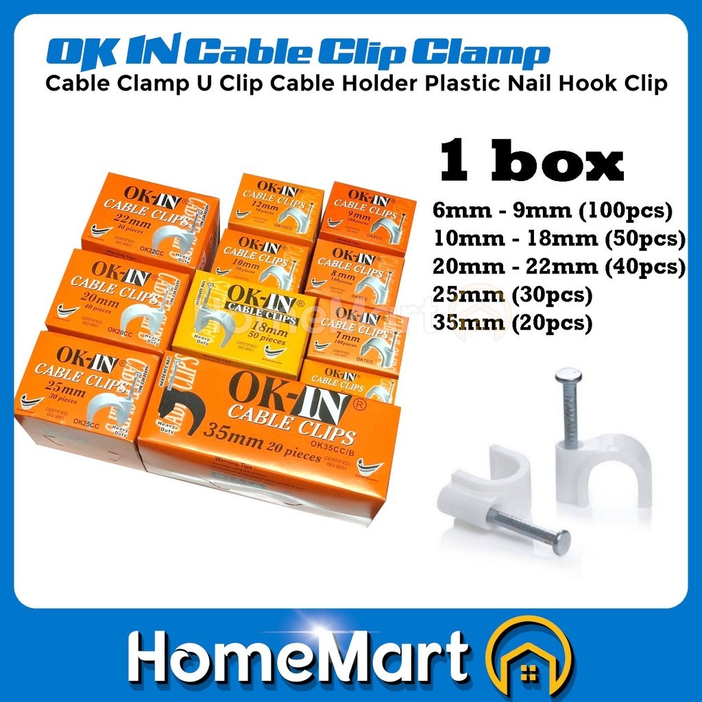 OK-IN 4mm / 5mm / 6mm / 7mm / 8mm / 12mm / 18mm / 20mm / 22mm / 25mm ...